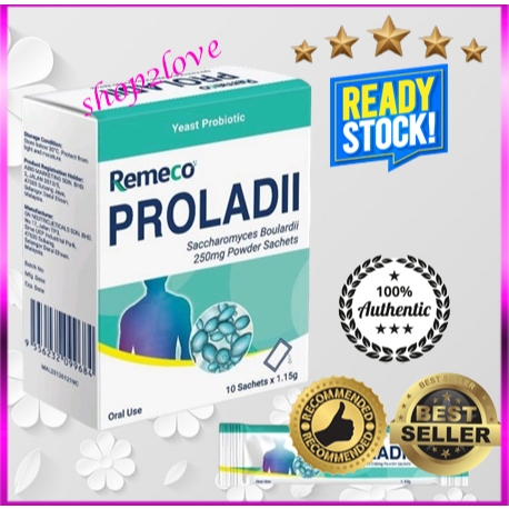 Remeco PROLADII 250mg 10 Sachets Lemon Flavor 1.15g per Sachet ...