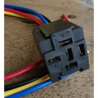 5 Pin Car Relay Socket Connector ( LONG WIRE) | Shopee Malaysia