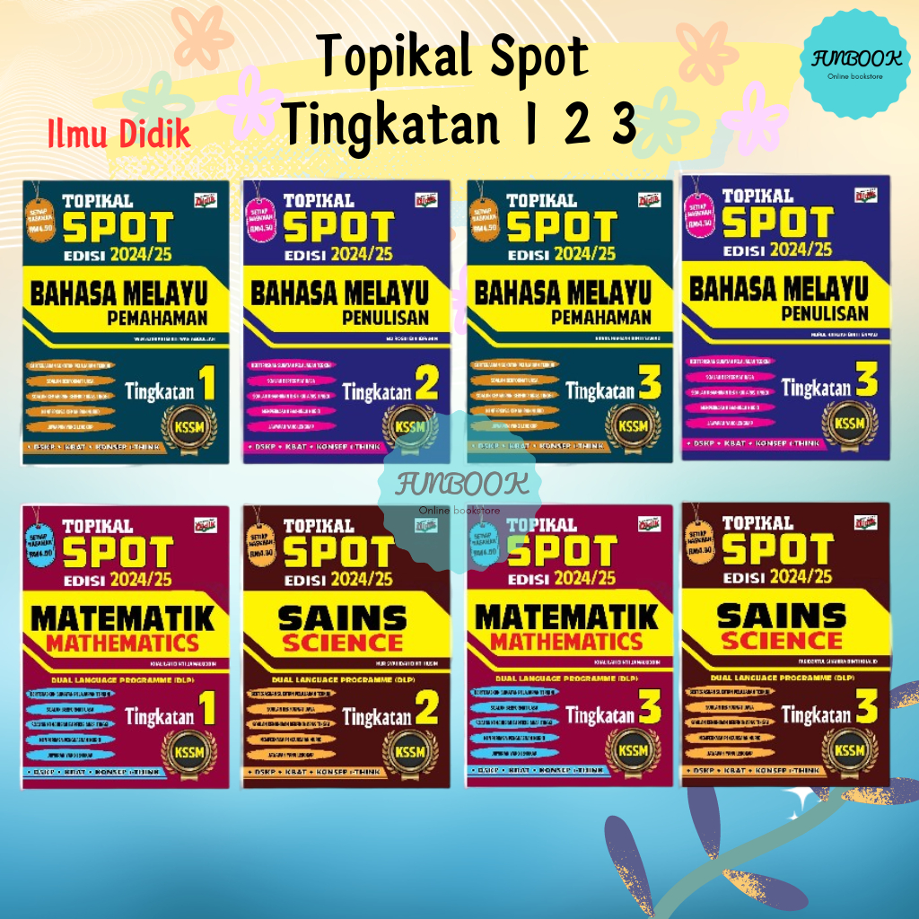 [FUNBOOK] Topikal Spot Tingkatan 1 2 3 (𝐒𝐄𝐓 𝟖 𝐁𝐔𝐊𝐔) Latihan UASA KSSM ...