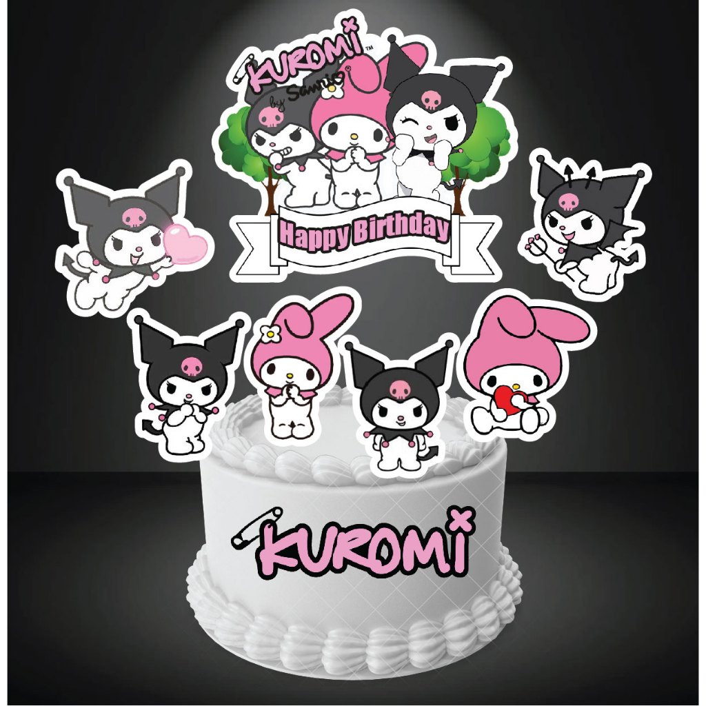 Kuromi Cake Kek Topper Birthday Decoration N2 | Shopee Malaysia
