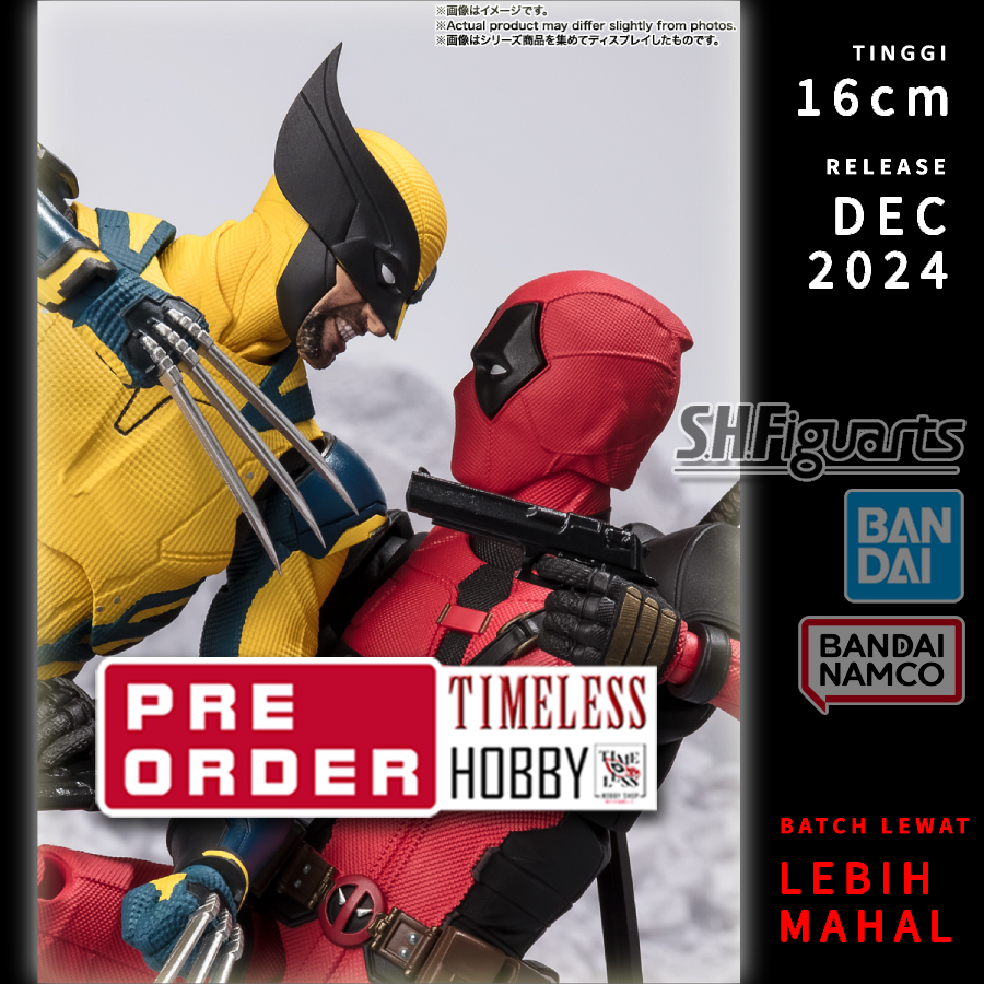 SHF Deadpool Wolverine Figure S.H.FIGUARTS BANDAI NAMCO SPIRITS MARVEL ...