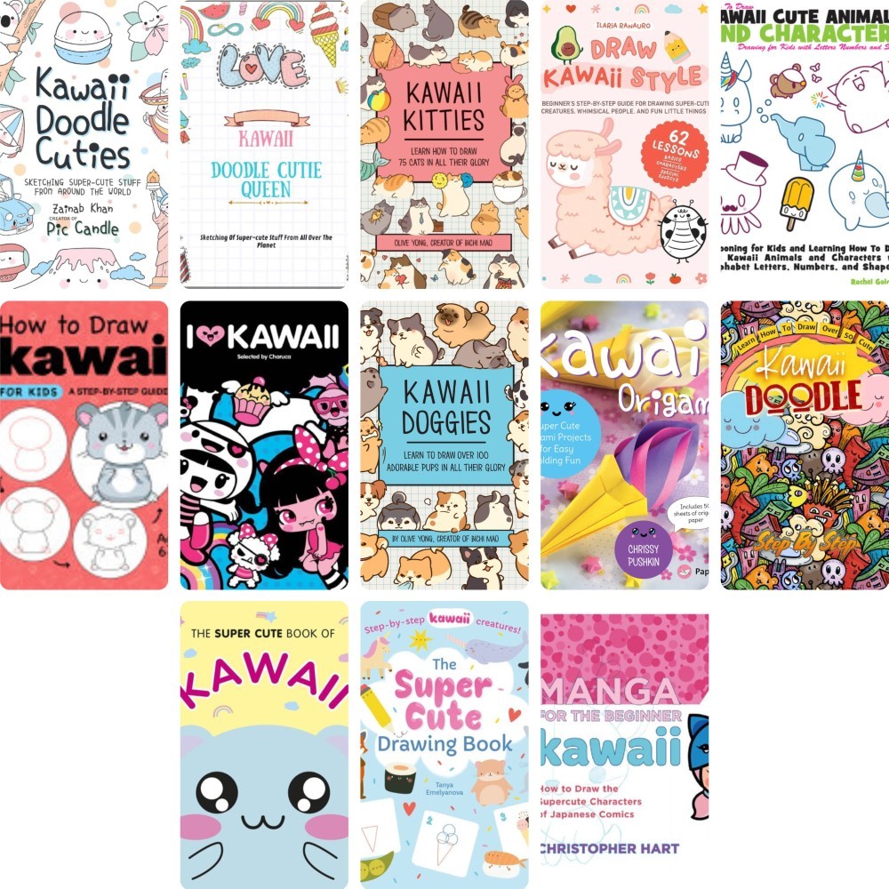 Learn Draw Kawaii Doodle | Cute Kawaii | Cute Kawaii Kitties Doggies ...