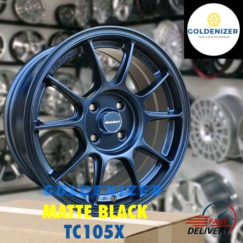 (2pc)TC105x sport rim 🛞 kereta 17inch 4H100/114.3 ,5H100/113 | Shopee Malaysia