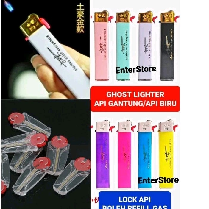 Ghost Lighter XiaoHuo Stabilize/Lighter Api Hantu/Lighter Api Gantung ...