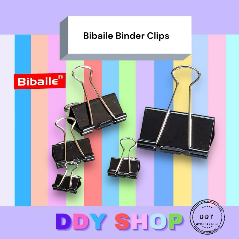 【READY STOCK】Binder Clips Paper Clips Double Clips Klik Kertas 长尾夹 (1 ...