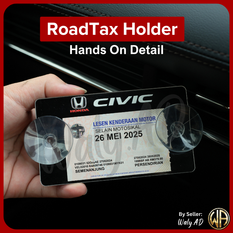 NEW Roadtax e-LKM Holder Car Road Tax Frame Pemegang Cukai Kereta Logo ...