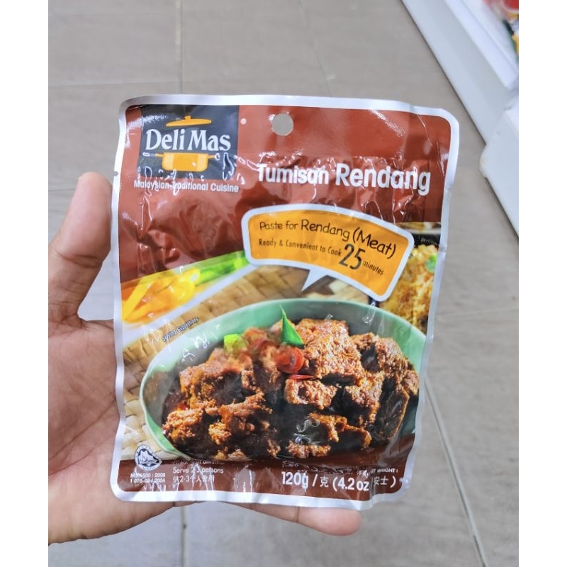 Paste Rendang Meat Tumisan Rendang Daging 120g | Shopee Malaysia