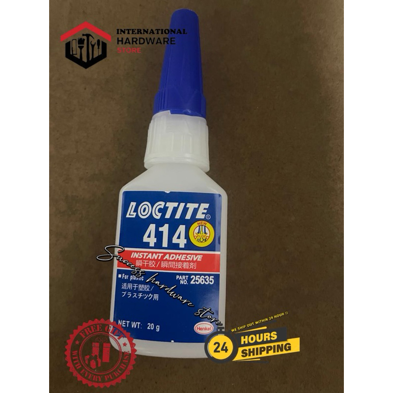 LOCTITE 414 PLASTIC AND VINYL INSTANT ADHESIVE 20g | Shopee Malaysia