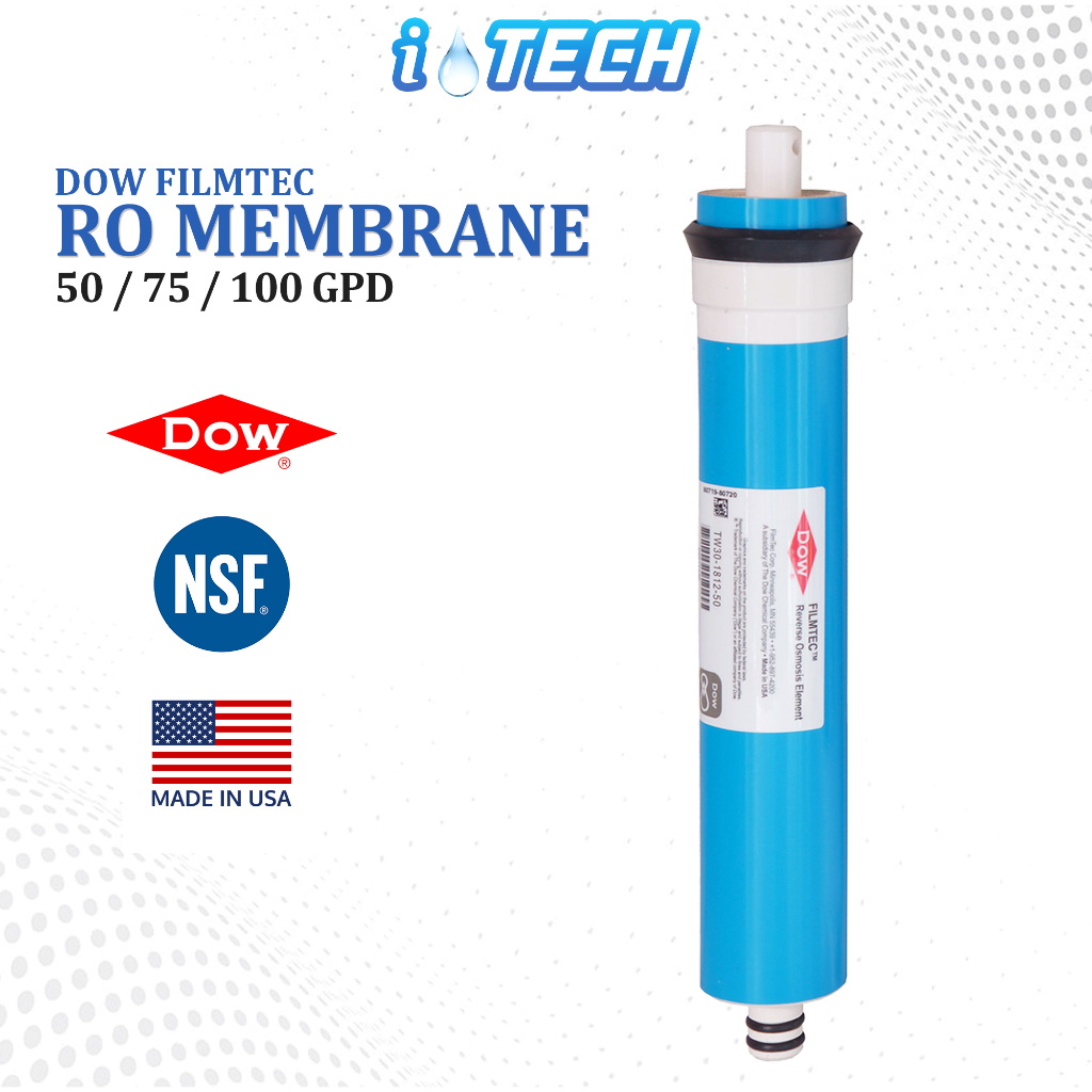 USA DOW FILMTEC RO Membrane 50 / 75 / 100 GPD Reverse Osmosis Membrane ...