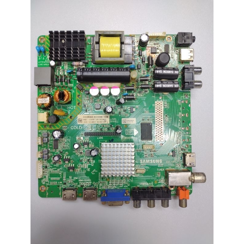 Samsung LED 43" TV Model: UA43K5002AK / Main Board: MSD6308-T8C2 / T-Con Board / Ribbon Wire ...