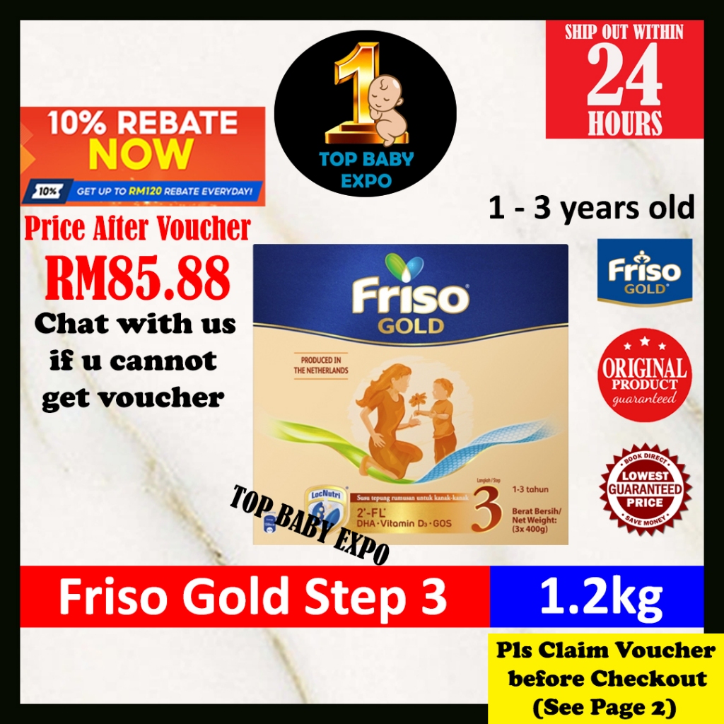 Friso Gold Step 3 (1.2kg) Exp: 03/2027 | Shopee Malaysia