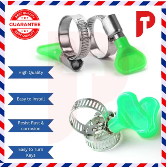 Hose Clip 7/8" Hose Clamps 🔥 Ready Stocks 🔥 for Home Brewing Plumbing ...