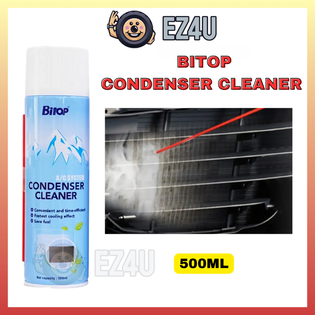 [EZ4U] Bitop Aircond Condenser and Radiator Cleaner Foam Spray (500ML ...