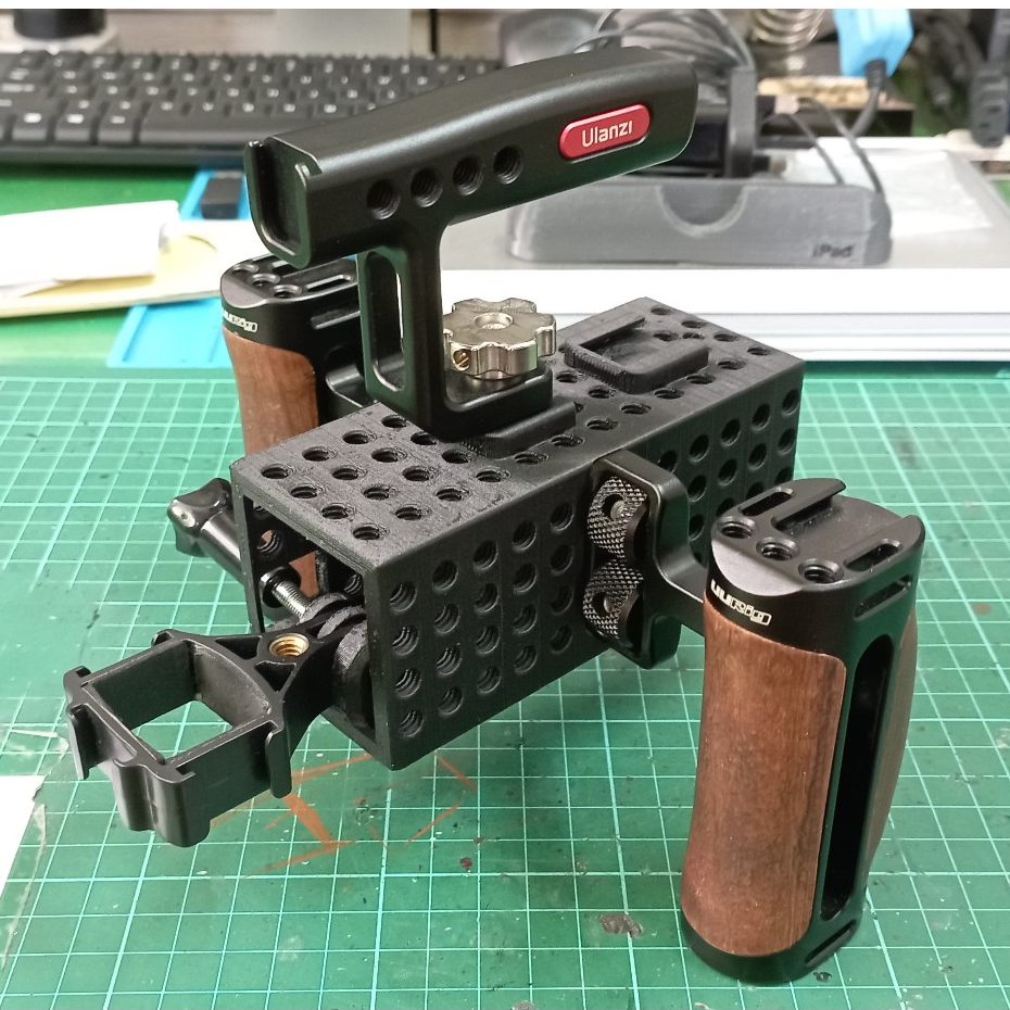 [GIJO] Custom 3D Printed Universal 1/4" Mounting Rig Box With GoPro ...