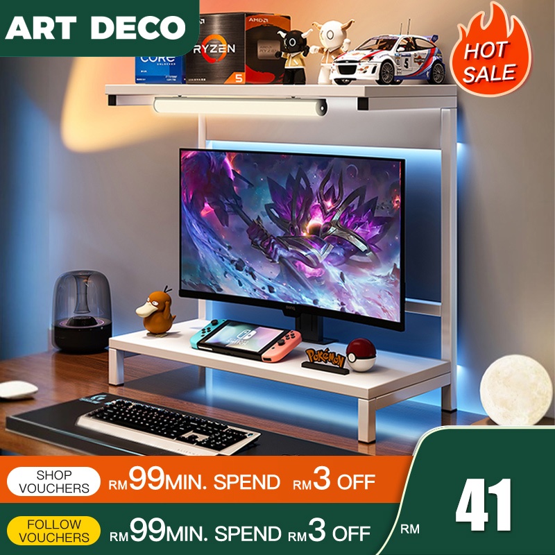 Monitor Stand Riser Gaming Table Rack Laptop Stand Computer Monitor ...