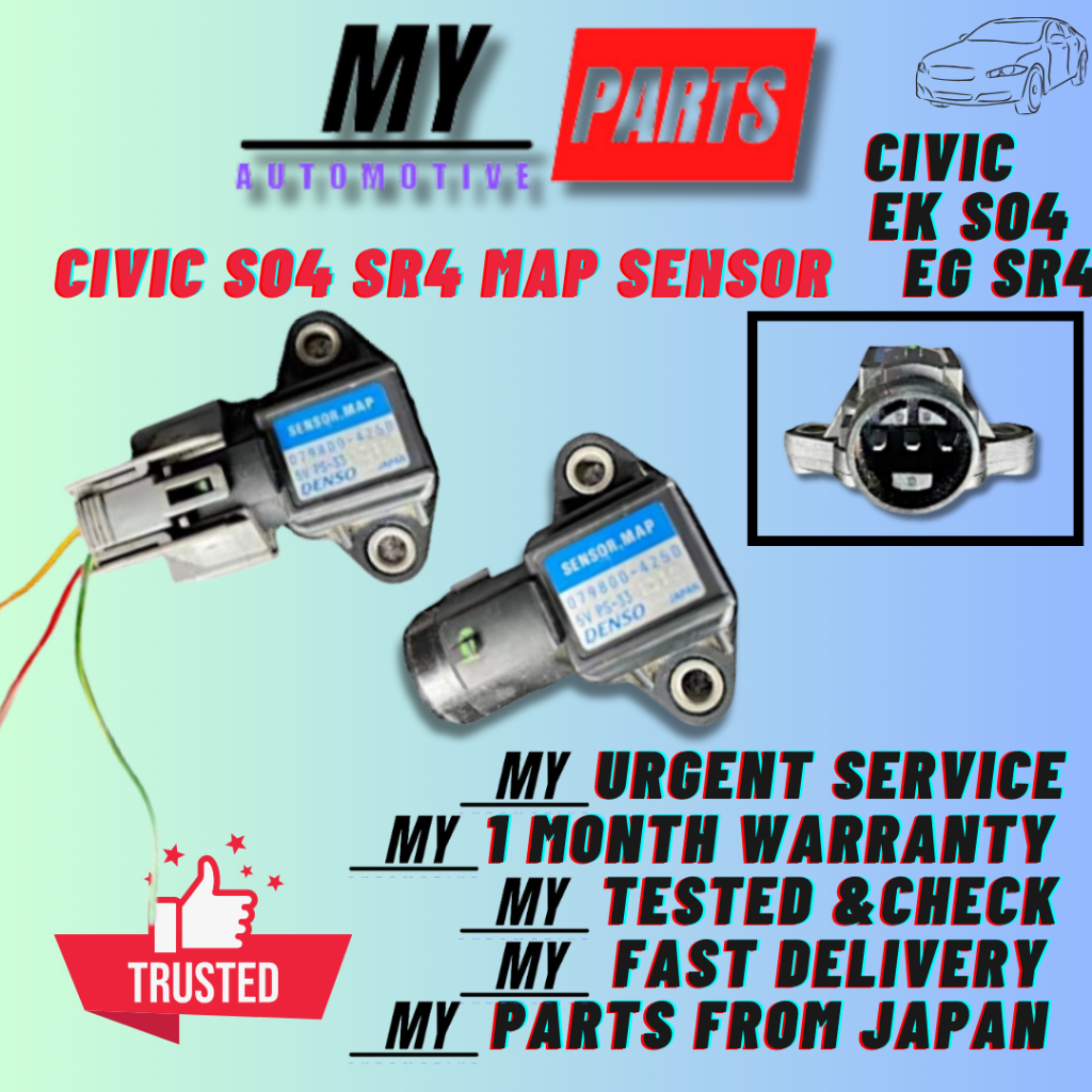 Honda Map Sensor For Civic EK SO4/EG SR4 - Used Parts Japan | Shopee ...
