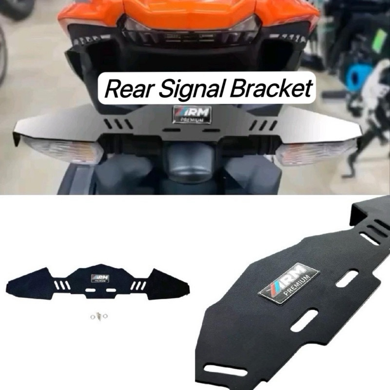 ARM SIGNAL BRACKET NVX V1 V2 TAPAK BESI SIKNAL ELAK LAMPU SIGNAL PATAH ...