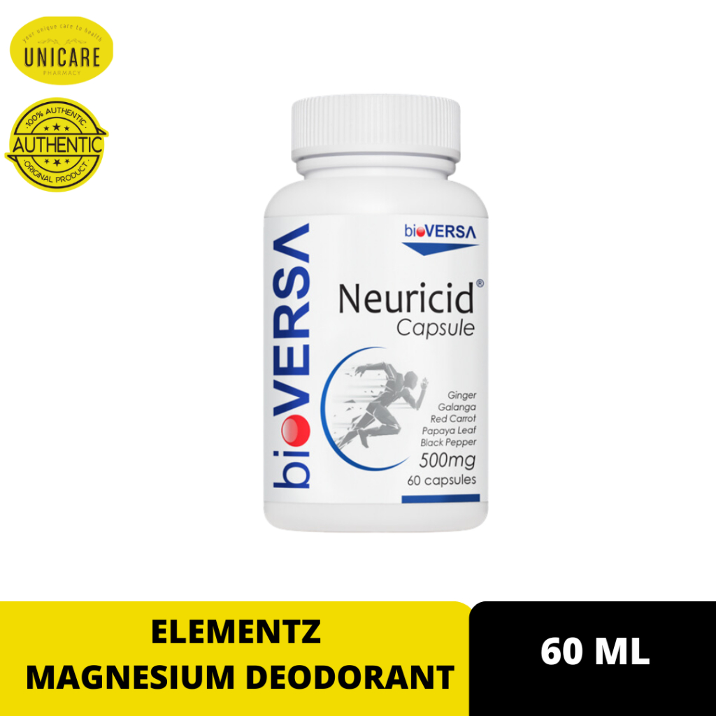 BIOVERSA NEURICID 500MG 60 CAPSULES | Shopee Malaysia