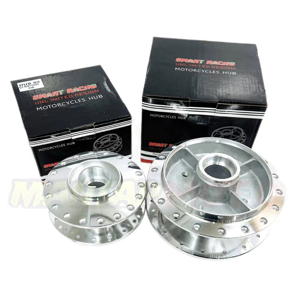 LC135 5S 4S Y125Z CHROME HUB SET DIAMOND POLISH YAMAHA LC-135 125Z Y125 ...