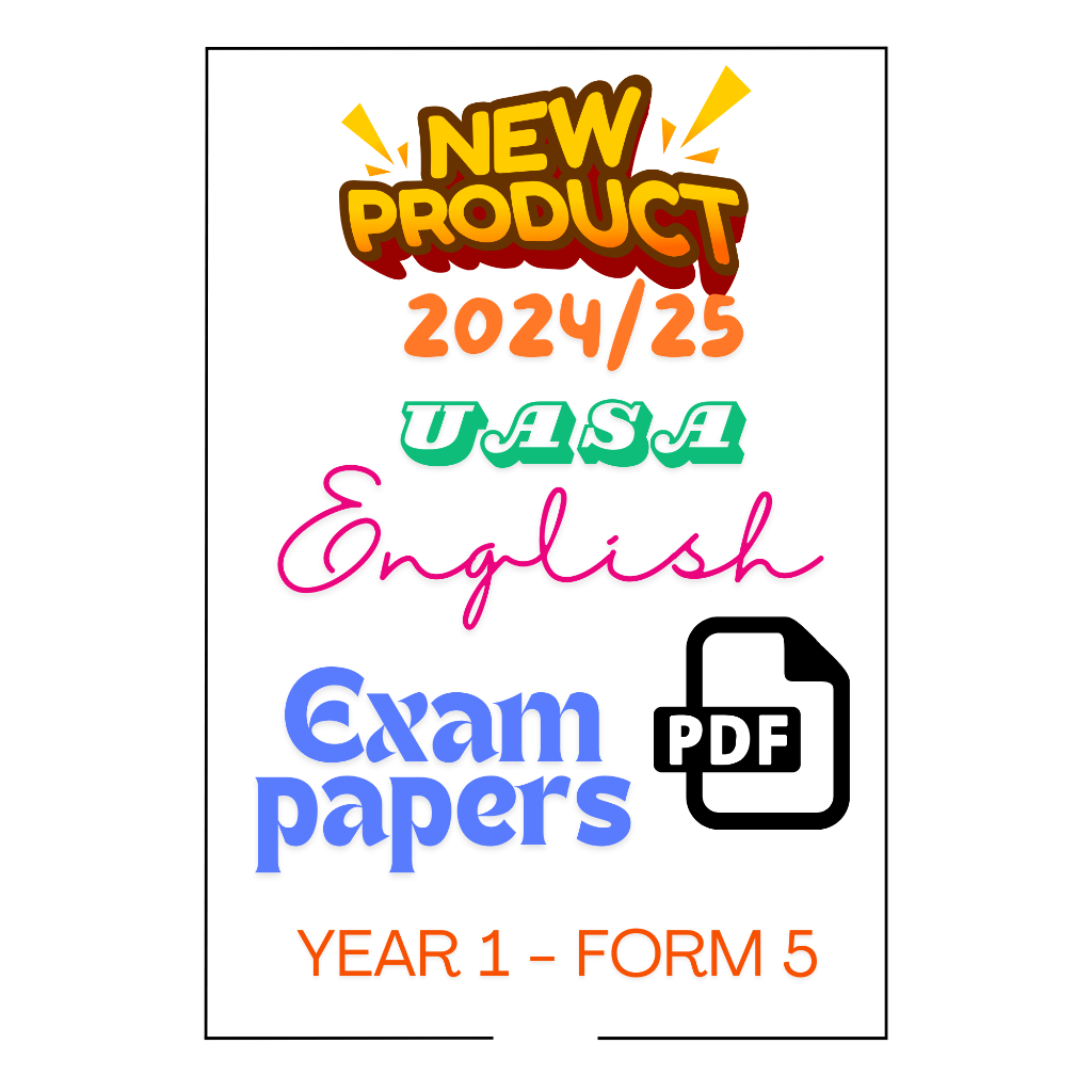 2024/25 UASA ENGLISH PAPERS : FORM 2 | Shopee Malaysia