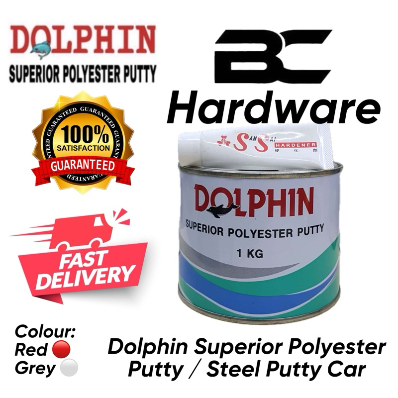 Dolphin Superior Polyester Putty / Steel Putty Car ( Hilary Mercury ...