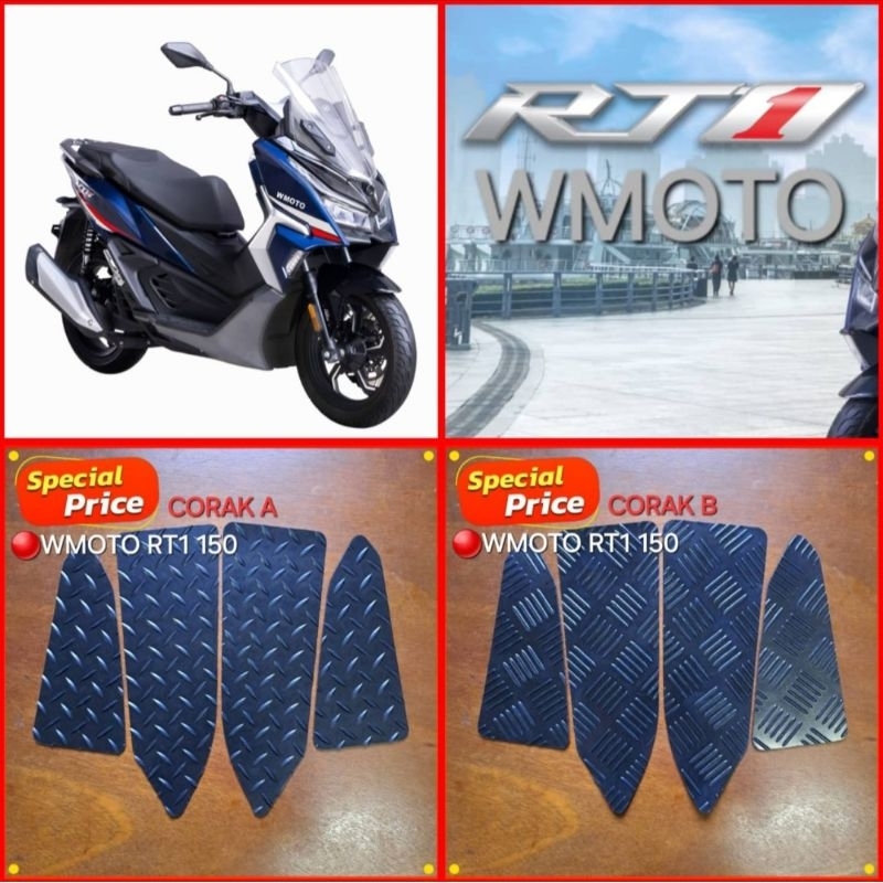 WMOTO RT1 150 2024 CARPET KARPET PEMIJAK KAKI FOOTREST FOOTSTEP FLOORMAT (RUBBER@GETAH) | Shopee ...