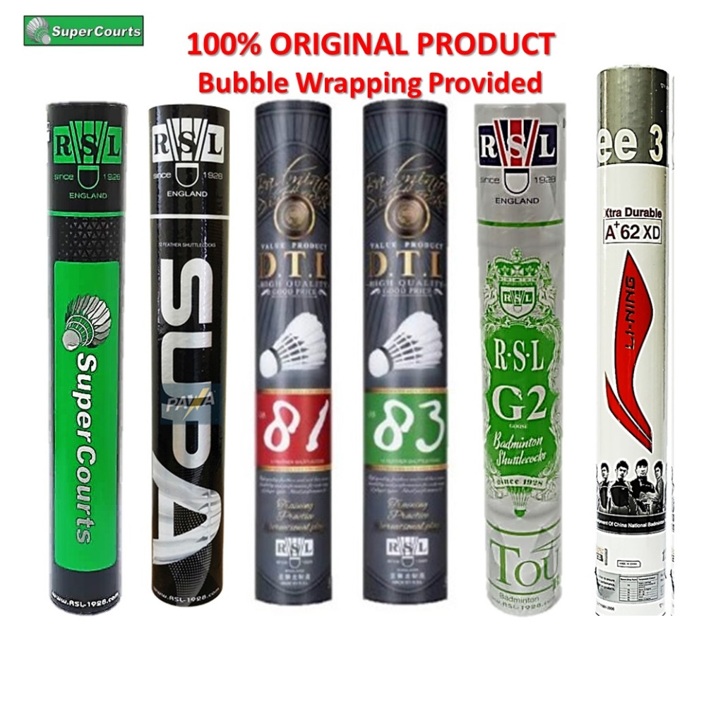 【ORIGINAL】RSL & LINING (Bubble Wrapping) (Speed 77) Badminton ...