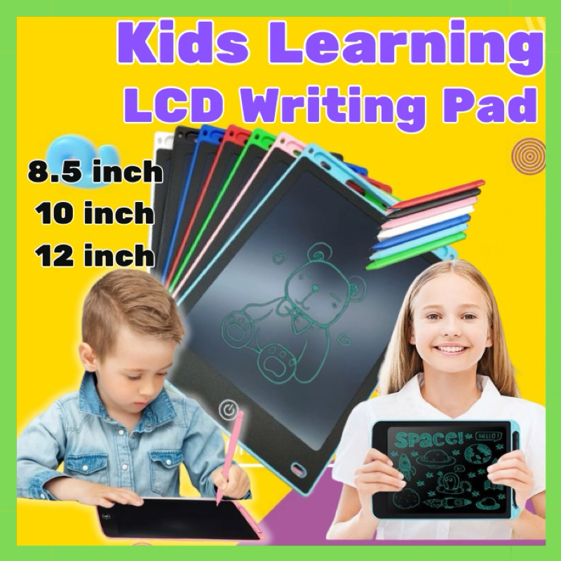LCD Writing Tablet Kids Drawing Tablet Writing Tablet Writing Pad LCD ...