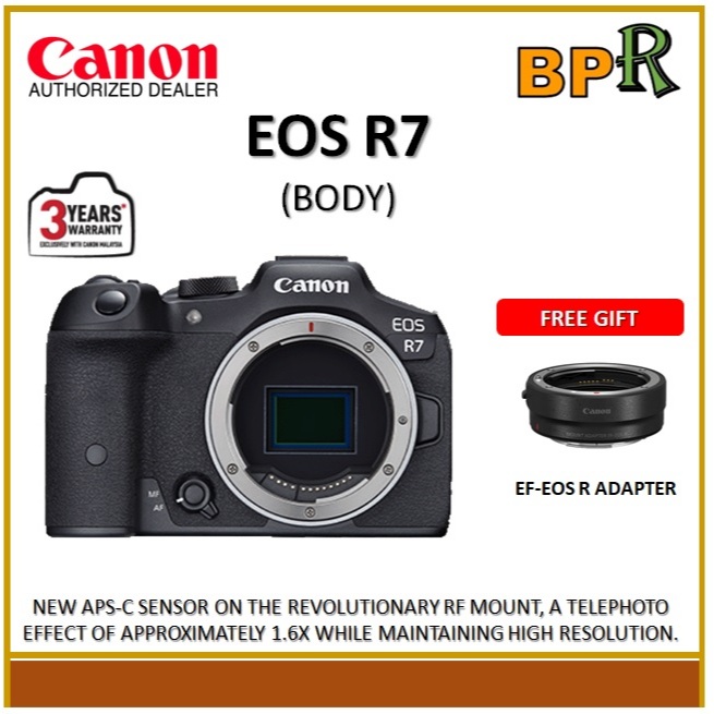 Canon EOS R7 Body Only // EOS R7 (RF-S18-150mm f/3.5-6.3 IS STM ...