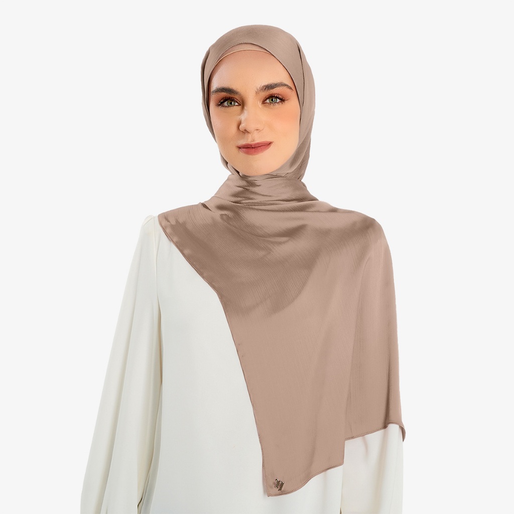naelofar Laura Line Satin Shawl | Shopee Malaysia
