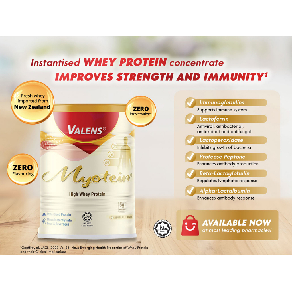 Valens Myotein Whey Protein Concentrate 300g | Shopee Malaysia