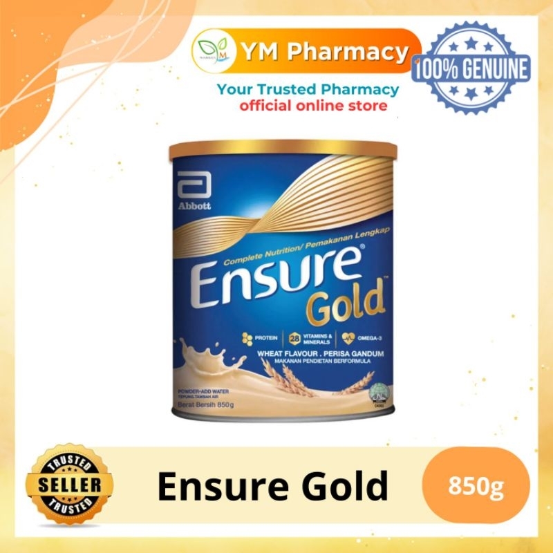 Ensure Gold Vanilla/Wheat 850g | Shopee Malaysia