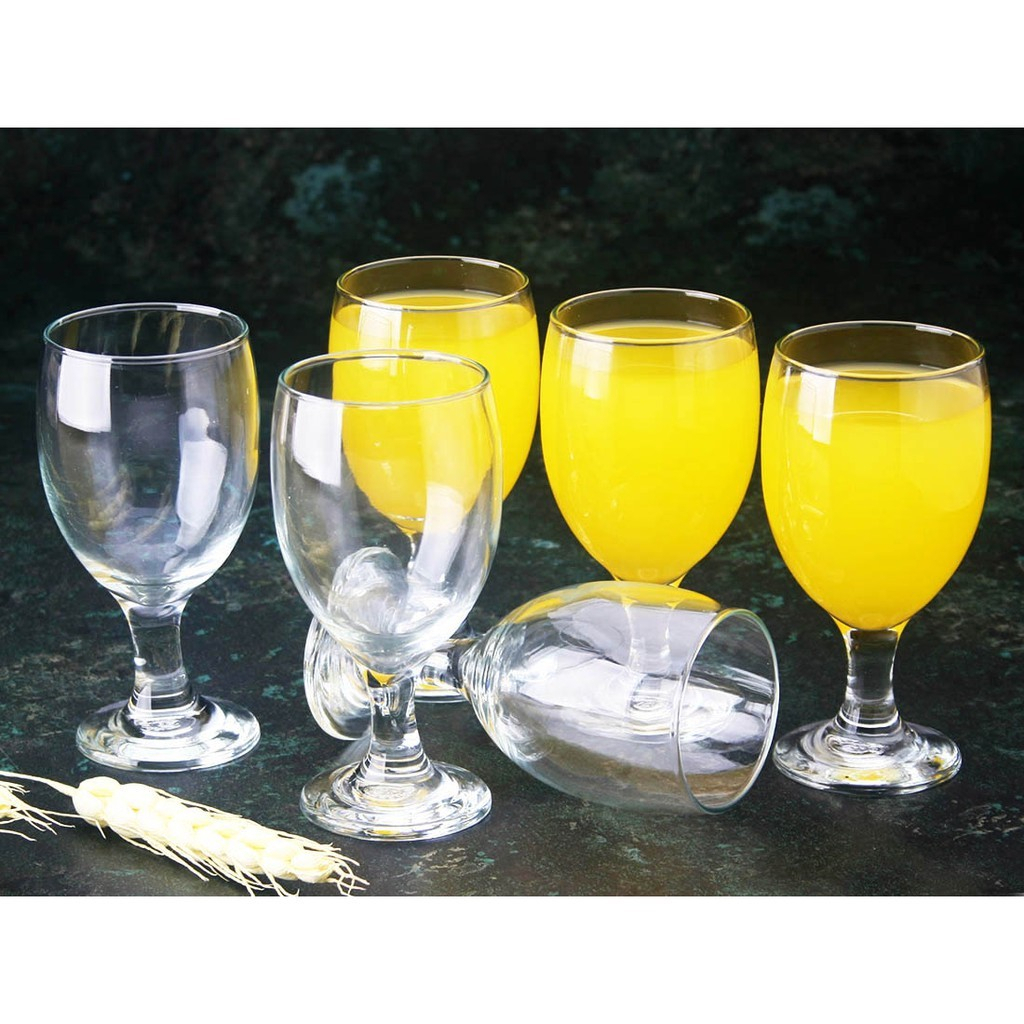 [Wahi Homeware] 6pcs Glass Set Water Goblet Juice Glass 310ml Drinkware ...