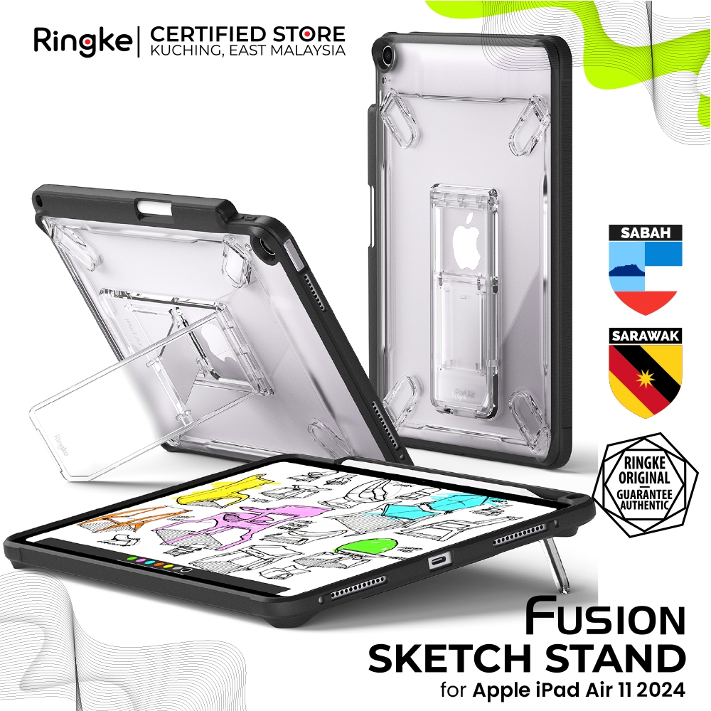 RINGKE® FUSION SKETCH STAND Flawless Penmanship iPad Air 11" 2024 ...