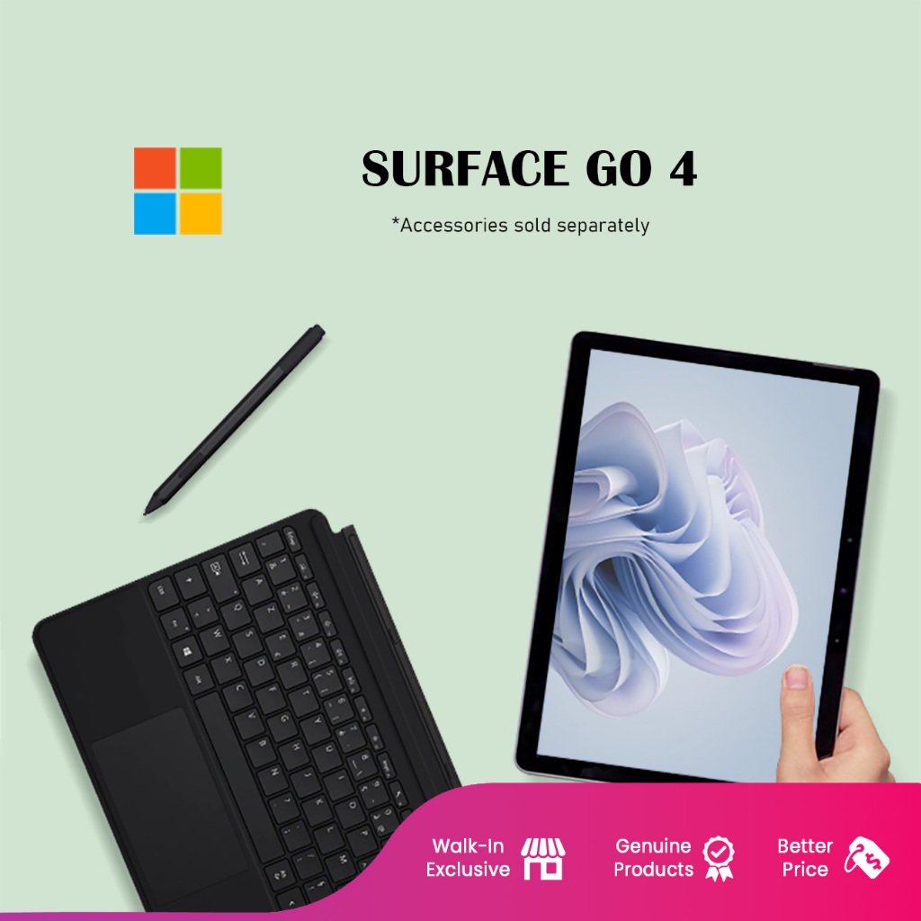 Microsoft Malaysia Surface Go 4 for Business (8GB/64GB/128GB/256GB) 10. ...