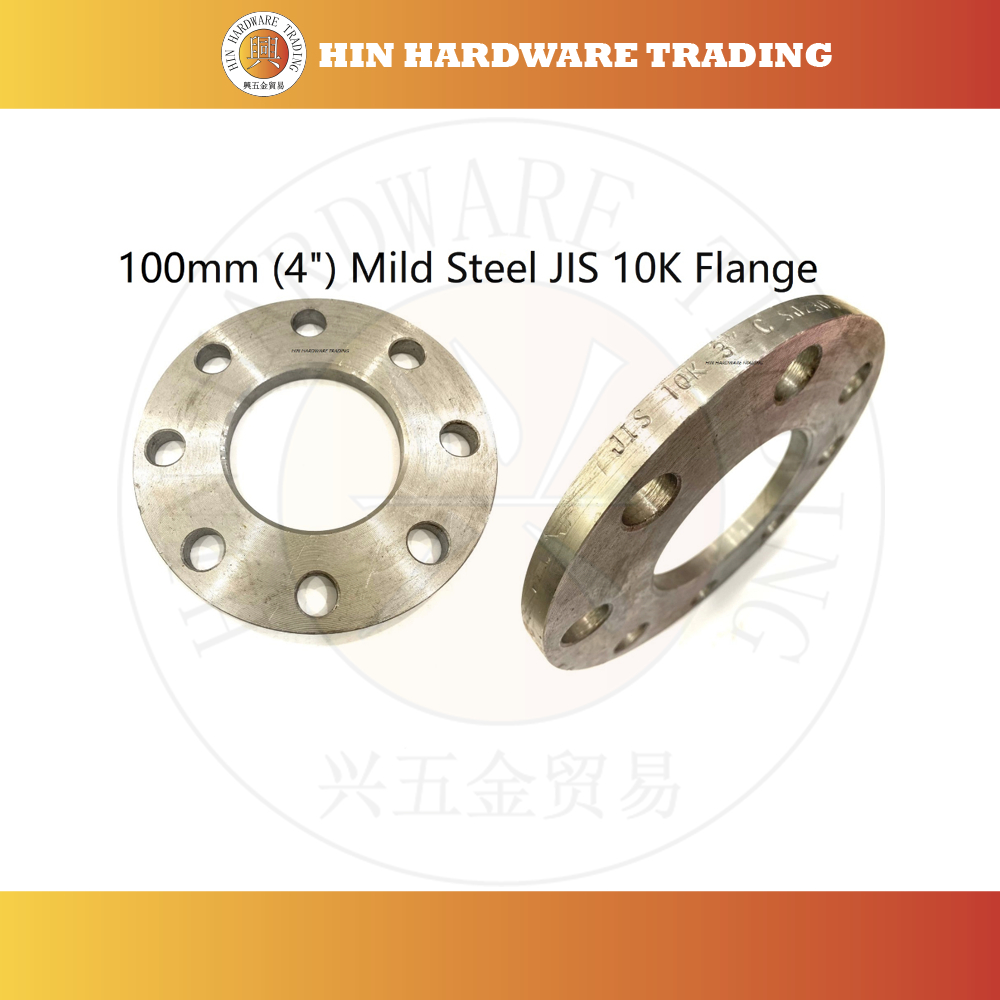100mm (4") Mild Steel JIS 10K Flange Hole 8 ID=115.4mm | Shopee Malaysia