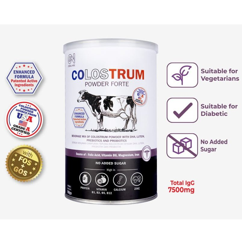 Eternal Wise Colostrum Powder Forte 500g | Shopee Malaysia
