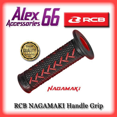 RCB RACING BOY ORIGINAL NAGAMAKI Handle Grip Single Tone / Dual Tone YAMAHA HONDA KAWASAKI SYM ...