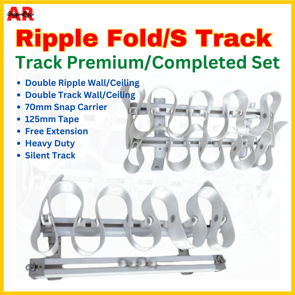 Ripple Fold Track-S track-Ripple S track-Ripple With Rail-Ripple Double ...