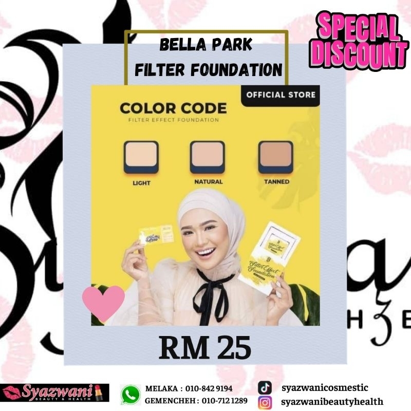Bella Park Filter Effect Foundation (creammy Foundation) | Shopee Malaysia