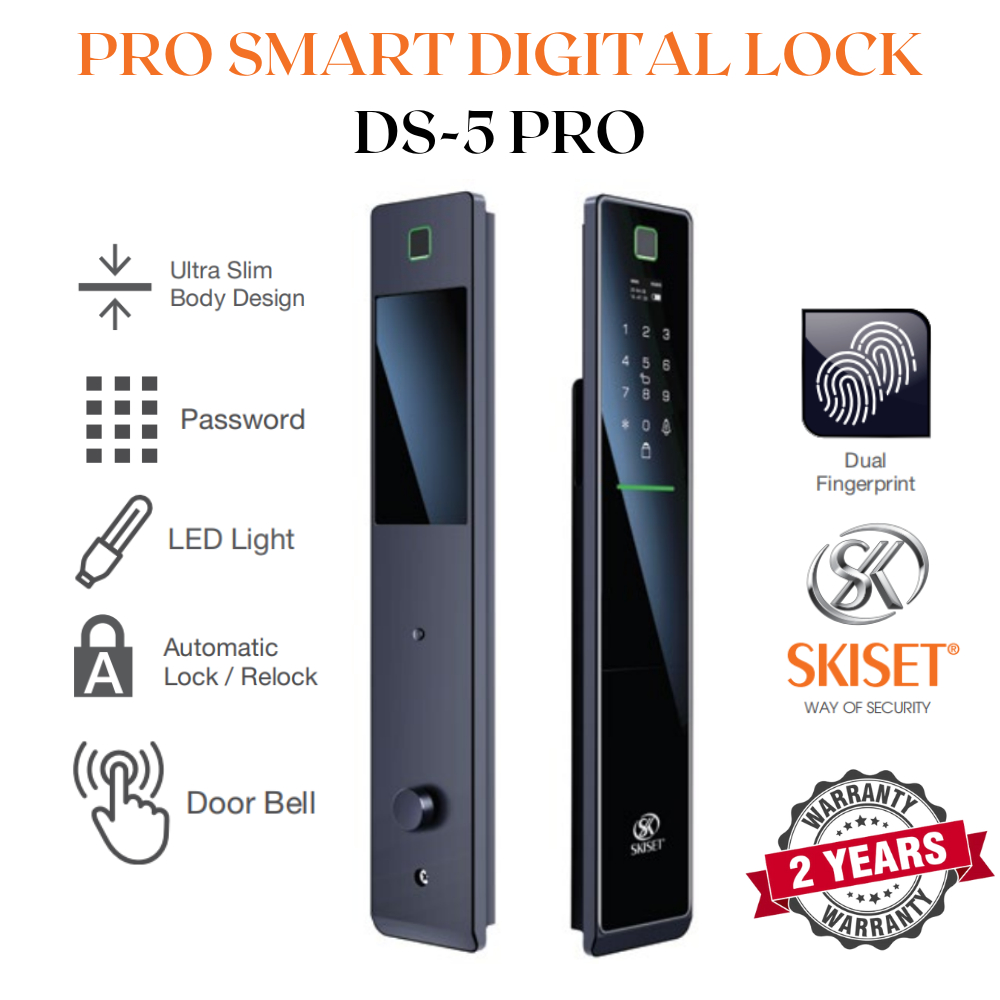 SKISET PRO SMART DIGITAL LOCK DS-5 PRO | Shopee Malaysia