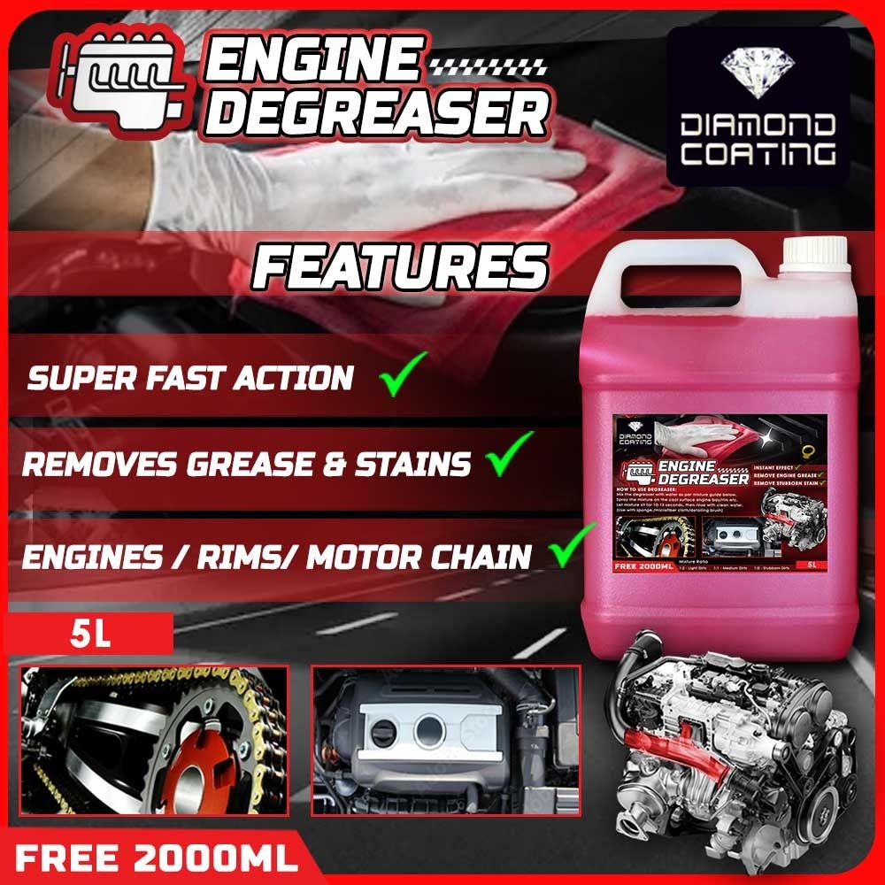 【4L FREE 1 LITRE】 Diamond Engine Degreaser/ Enjin Degreaser/ Engine ...