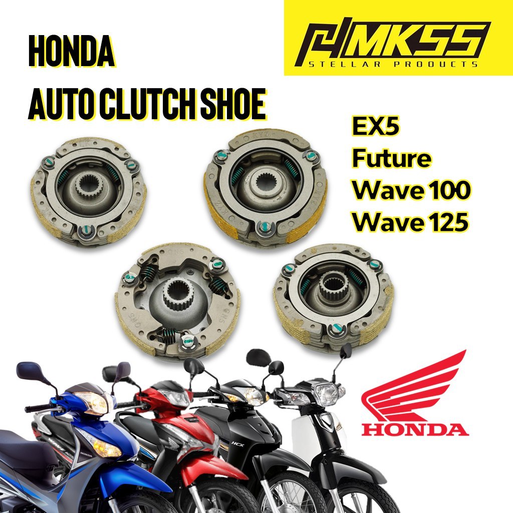 READY STOCK Auto Clutch Shoe WAVE 125 WAVE 100 W100 EX5 DREAM HIGH POWER FUTURE MADE IN THAILAND ...