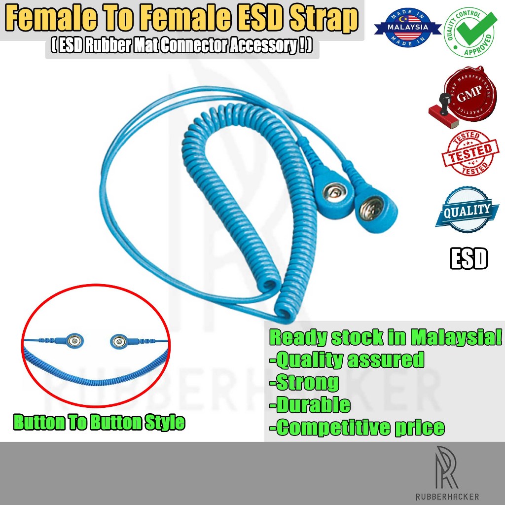 ESD Anti Static Earthing Cable / Grounding Cable / ESD rubber mat ...