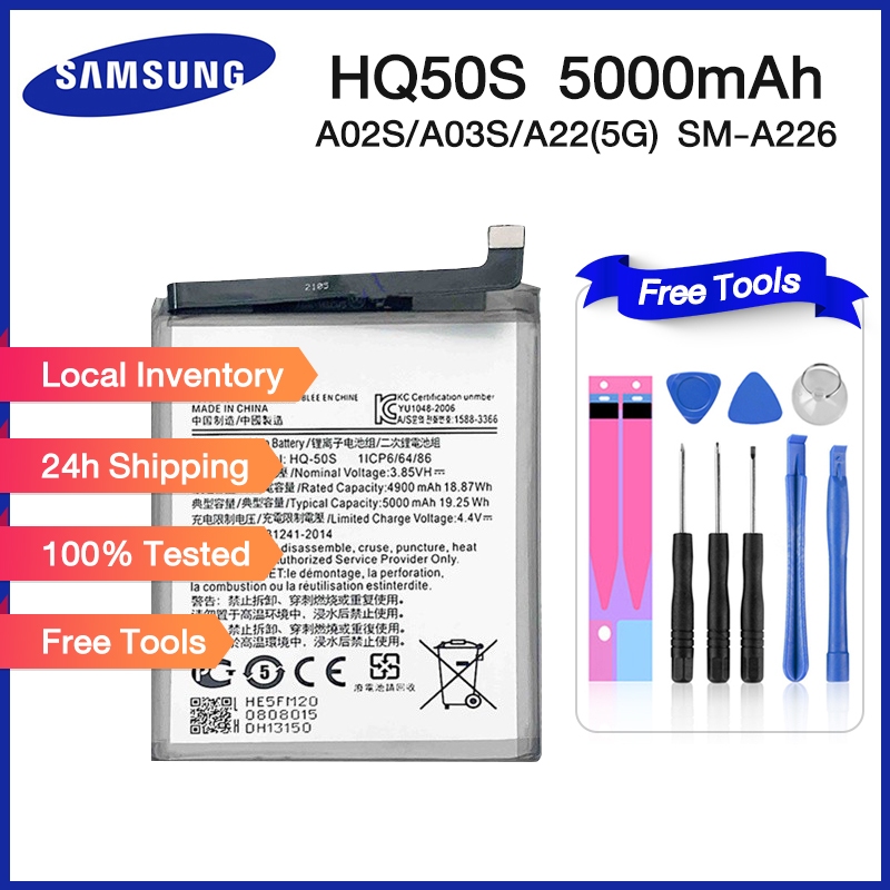 100% High Quality Battery Compatible For Samsung A02/A02S/A03/A03S/A12 ...
