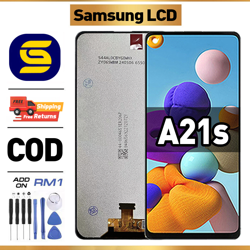 LCD SAMSUNG A21s Compatible For Glass Original Touch Screen Digitizer ...