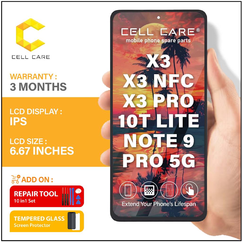 LCD SCREEN DISPLAY FOR POCO X3 / POCO X3 NFC / POCO X3 PRO / REDMI NOTE ...