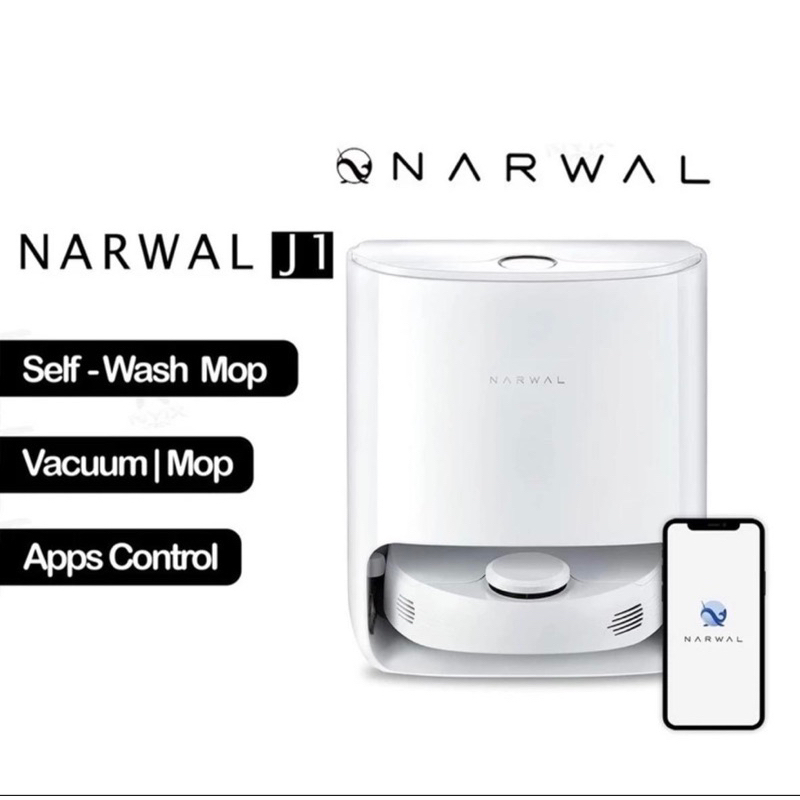 Narwal J1,J2,J3,J4,J5Max Premium Robotic Vacuum Cleaner Self-Cleaning Robot Mop & Vacuum Apps ...