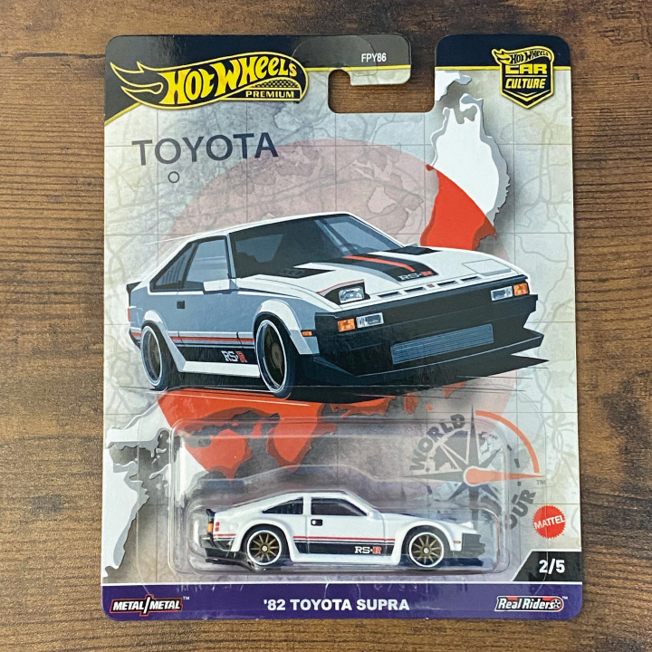 Hot Wheels Premium Car Culture '82 Toyota Supra - Japan Sticker ...
