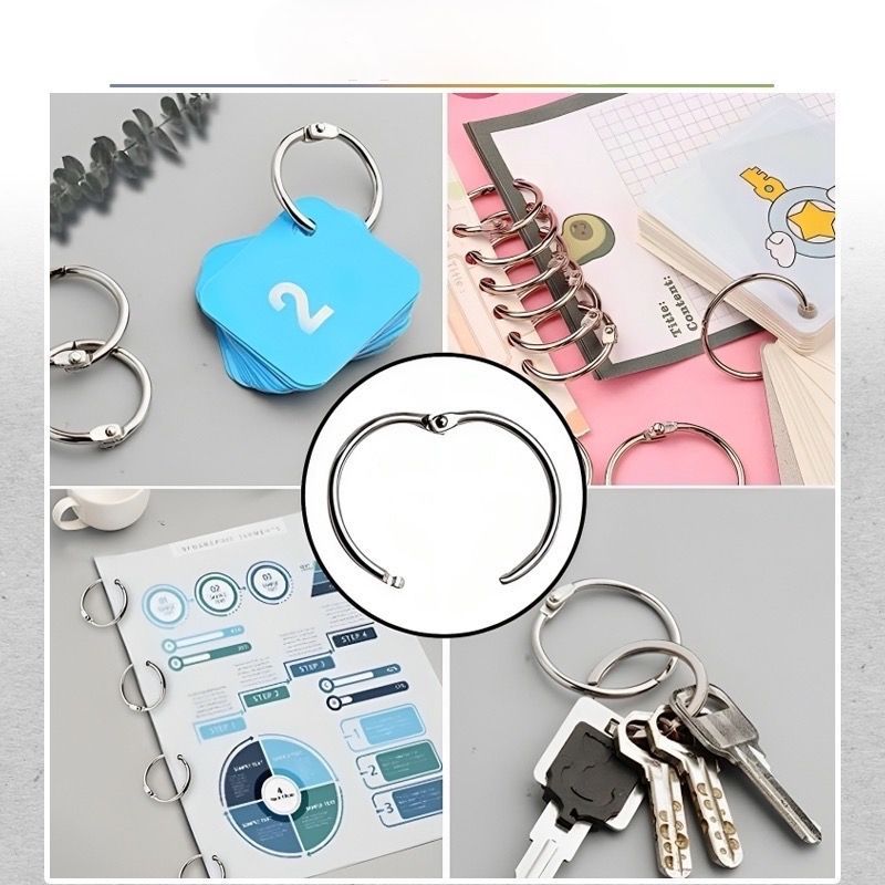 Card Ring Paper Book Rings Binding Ring Binder Ring Key Ring金属开口圈 ...
